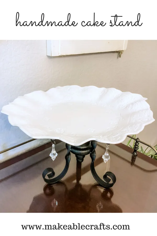 DIY Cake Stand Made With Unlikely Items - Makeable Crafts