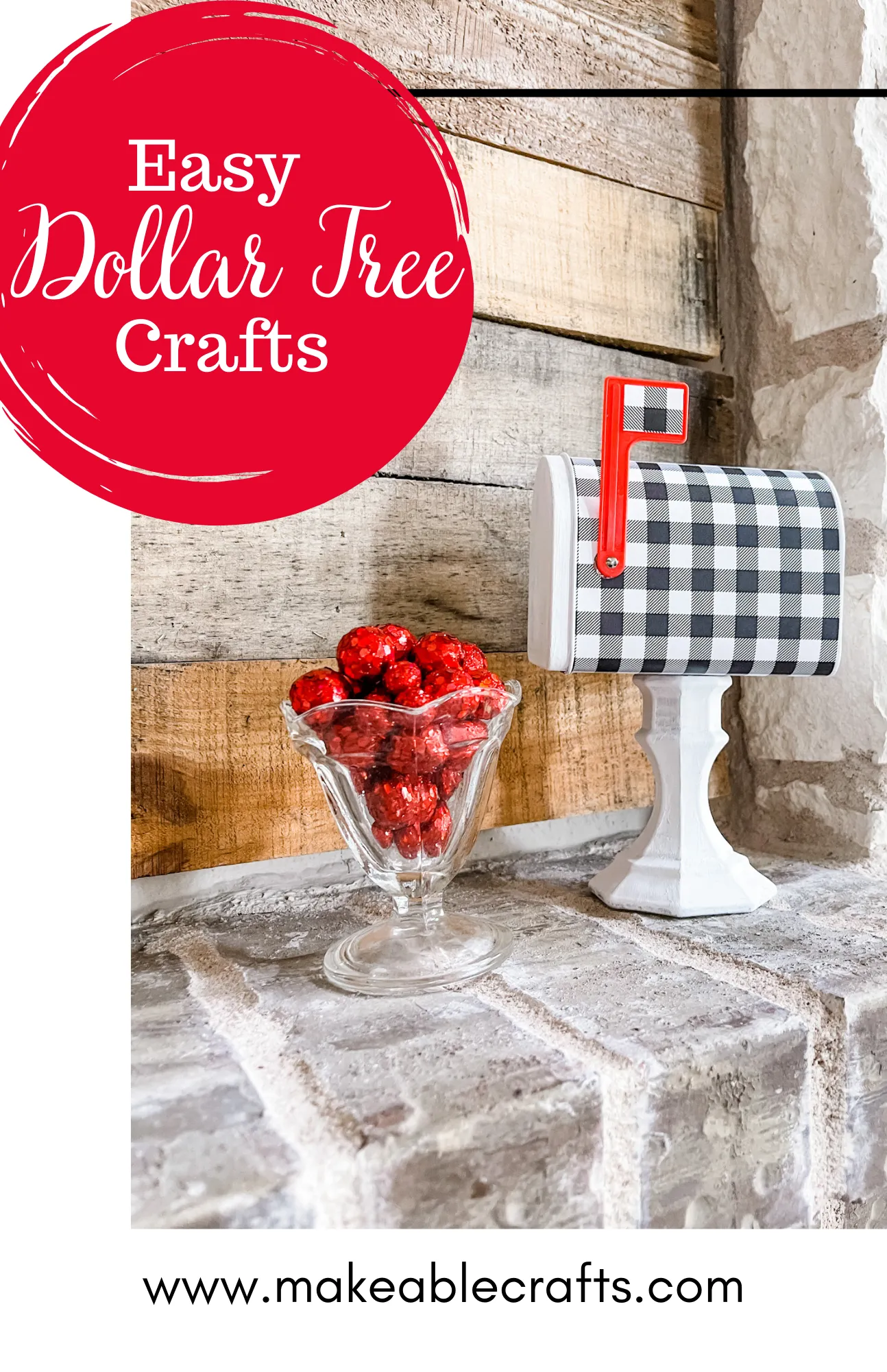 Mini Mailbox Dollar Store Craft for Valentine's Day - Makeable Crafts