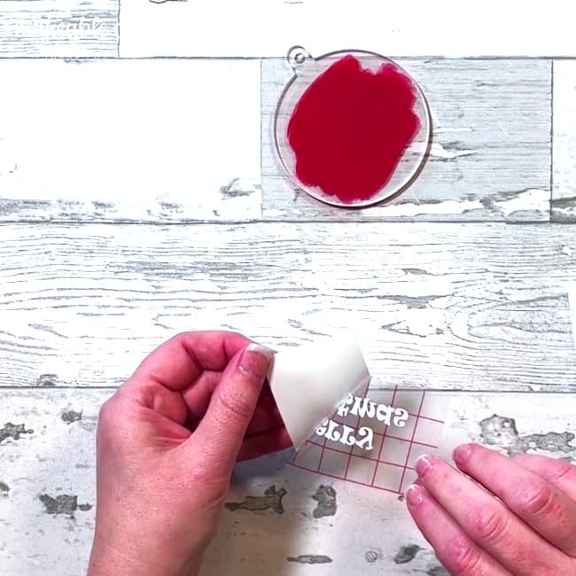 Easy Christmas Acrylic Ornament Idea You Can Make - Makeable Crafts