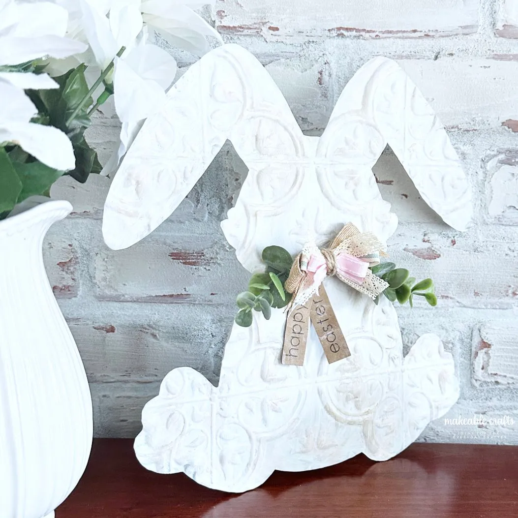 Dollar Tree Bunny Craft | Video Tutorial - Makeable Crafts