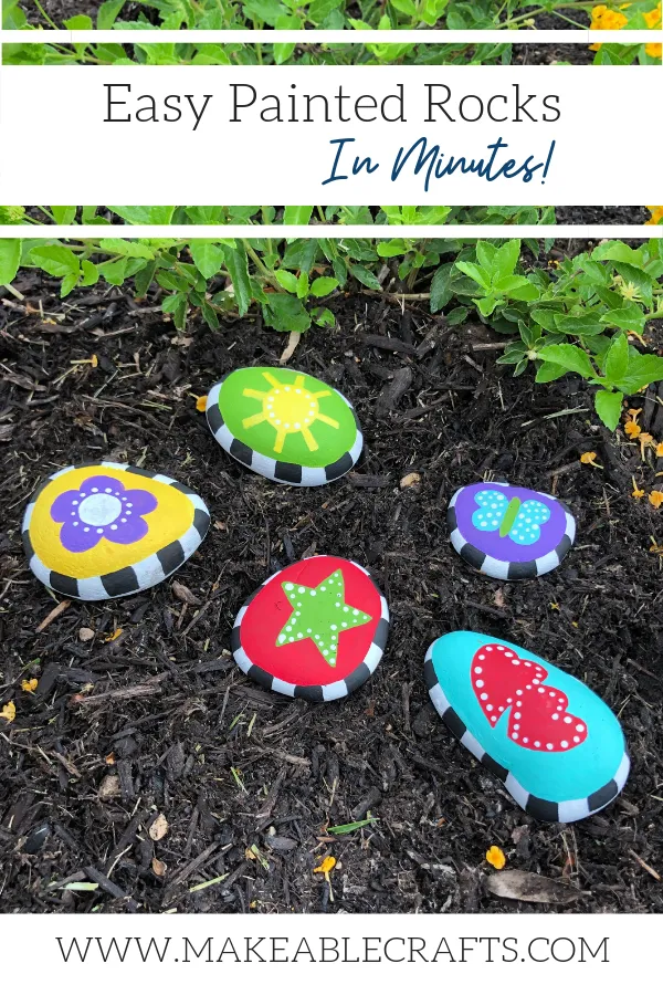 Easy Painted Rocks - Makeable Crafts