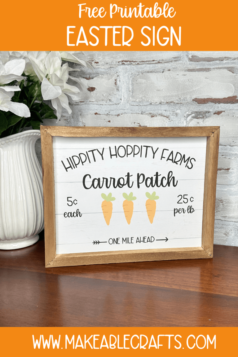 Farmhouse Easter Print Free Download - Makeable Crafts
