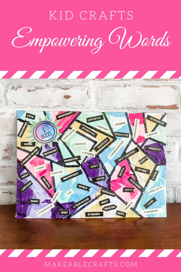 Using Empowering Words in Your Crafts - Makeable Crafts