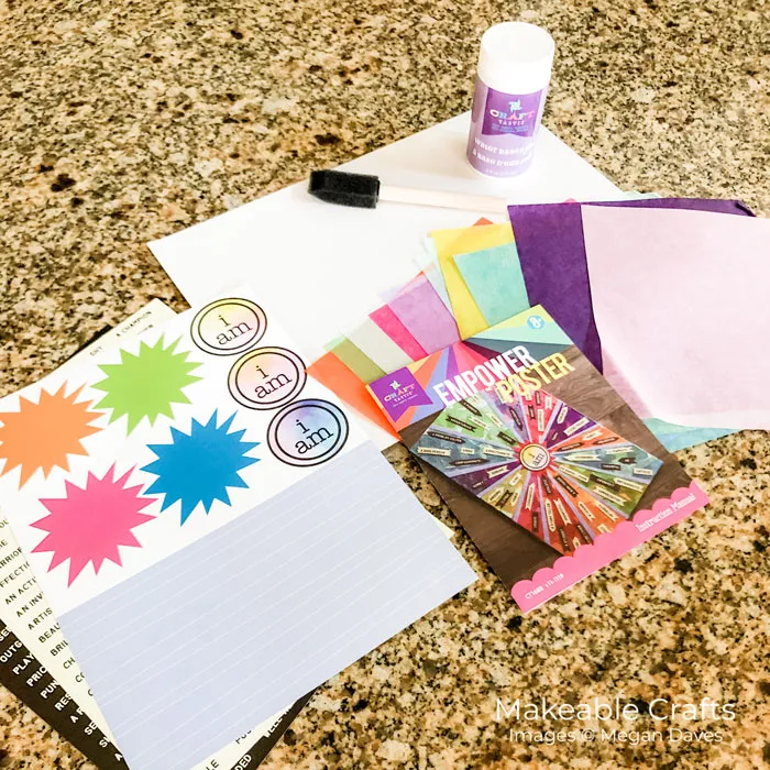 Using Empowering Words in Your Crafts - Makeable Crafts