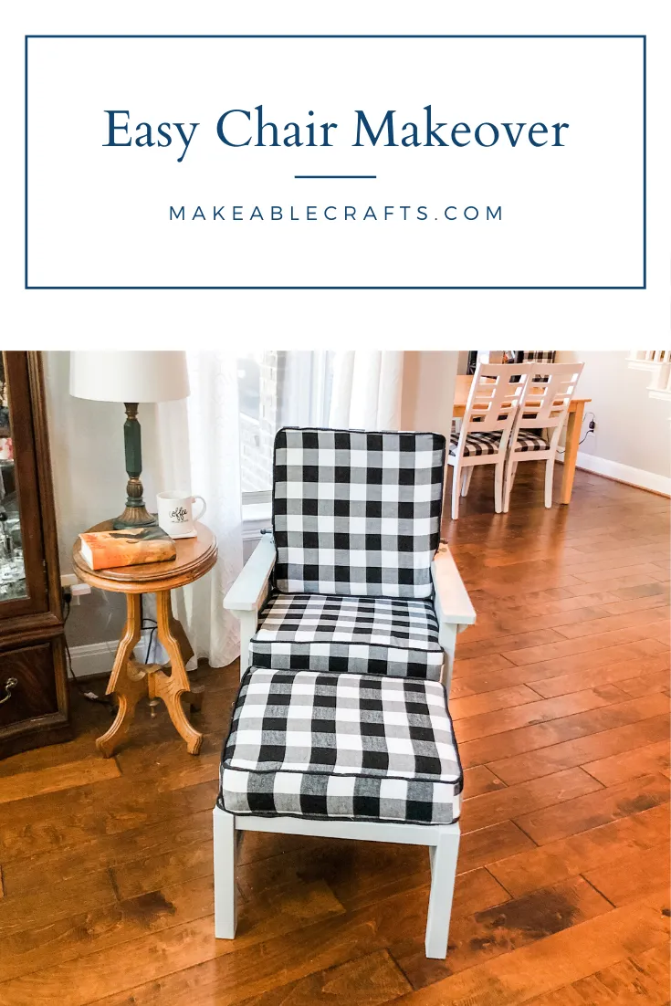 How To Reupholster a Chair - Give it a New Look - Makeable Crafts