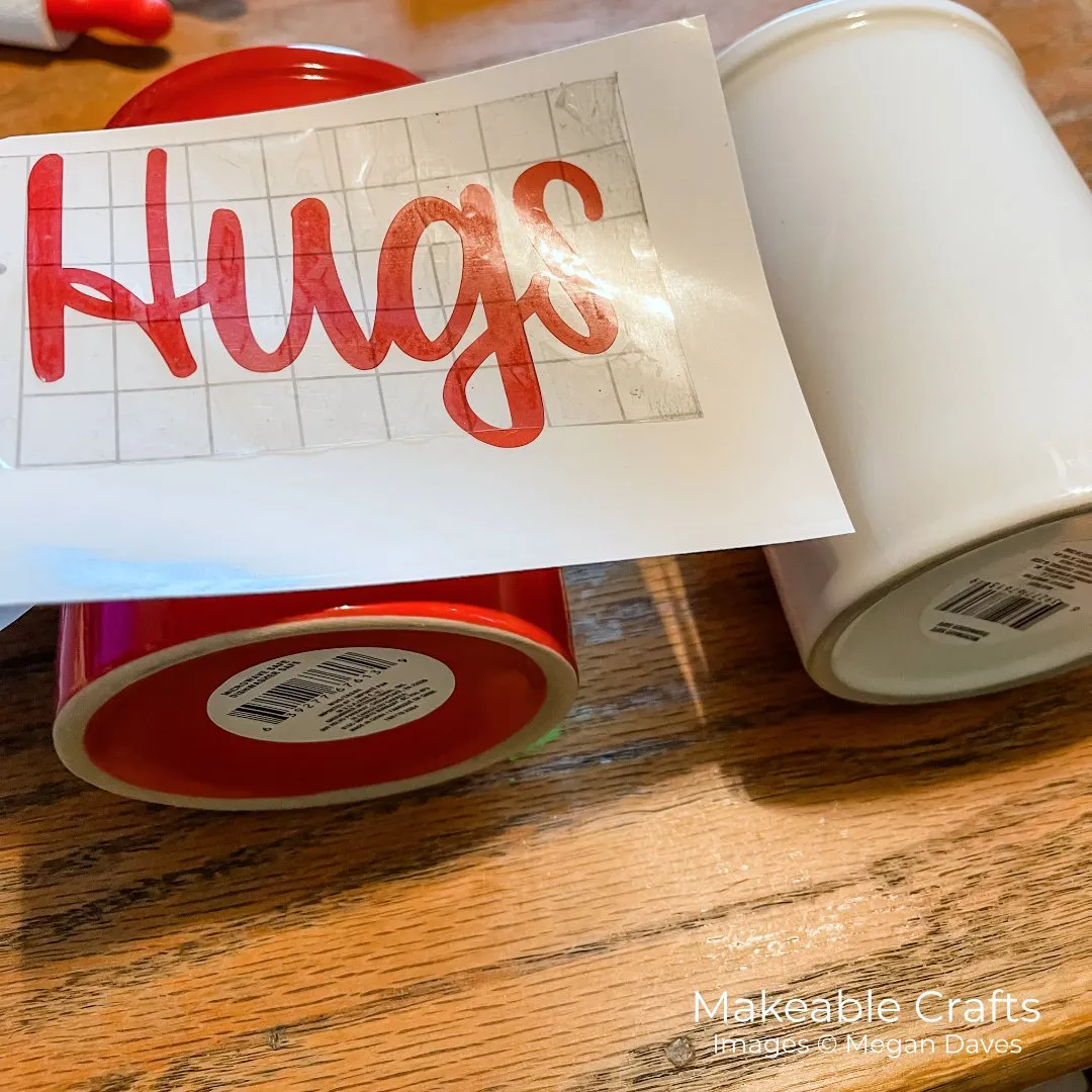 DIY Coffee Mugs With Vinyl For Valentine's Day - Makeable Crafts